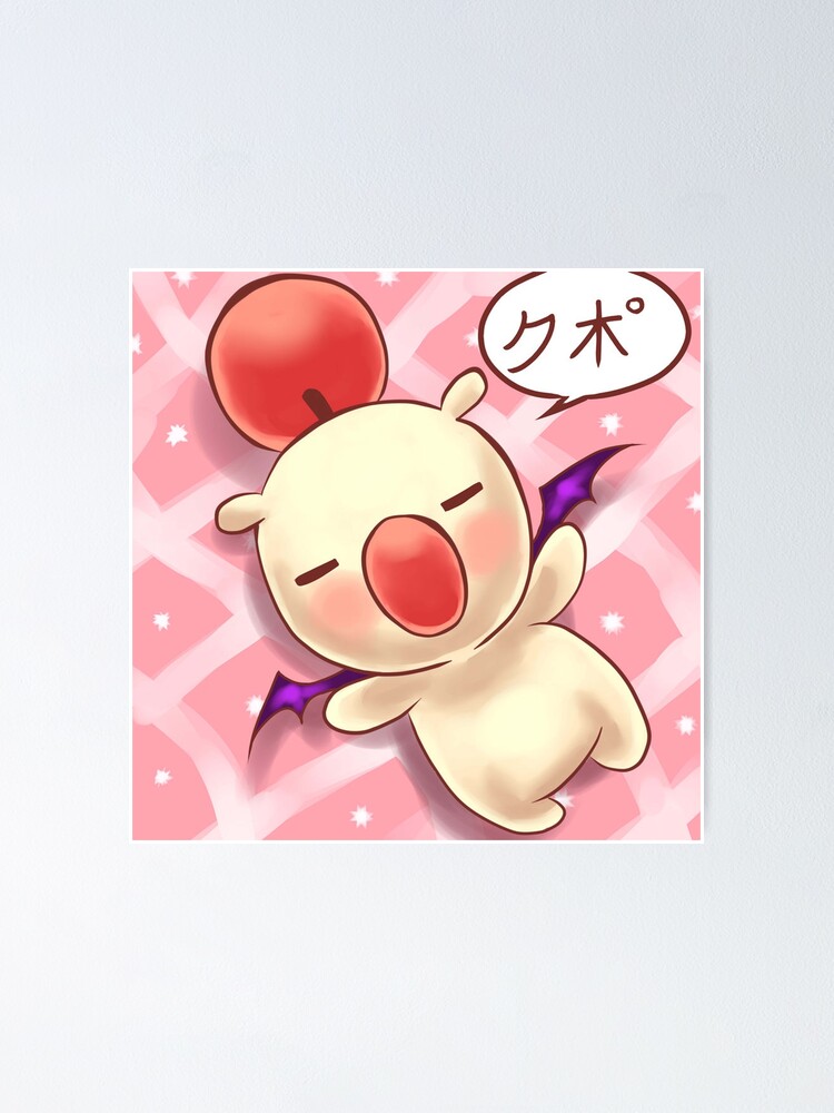 "Moogle Cute" Poster by MariSan23 | Redbubble