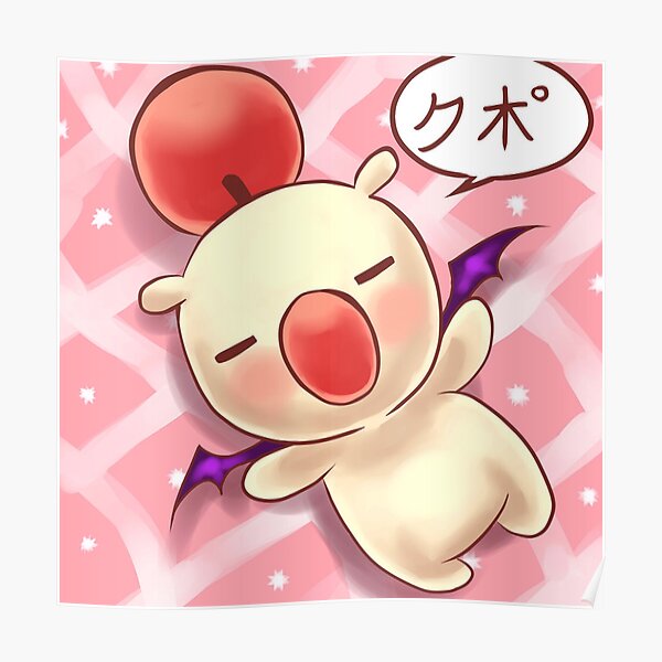 "Moogle Cute" Poster by MariSan23 | Redbubble