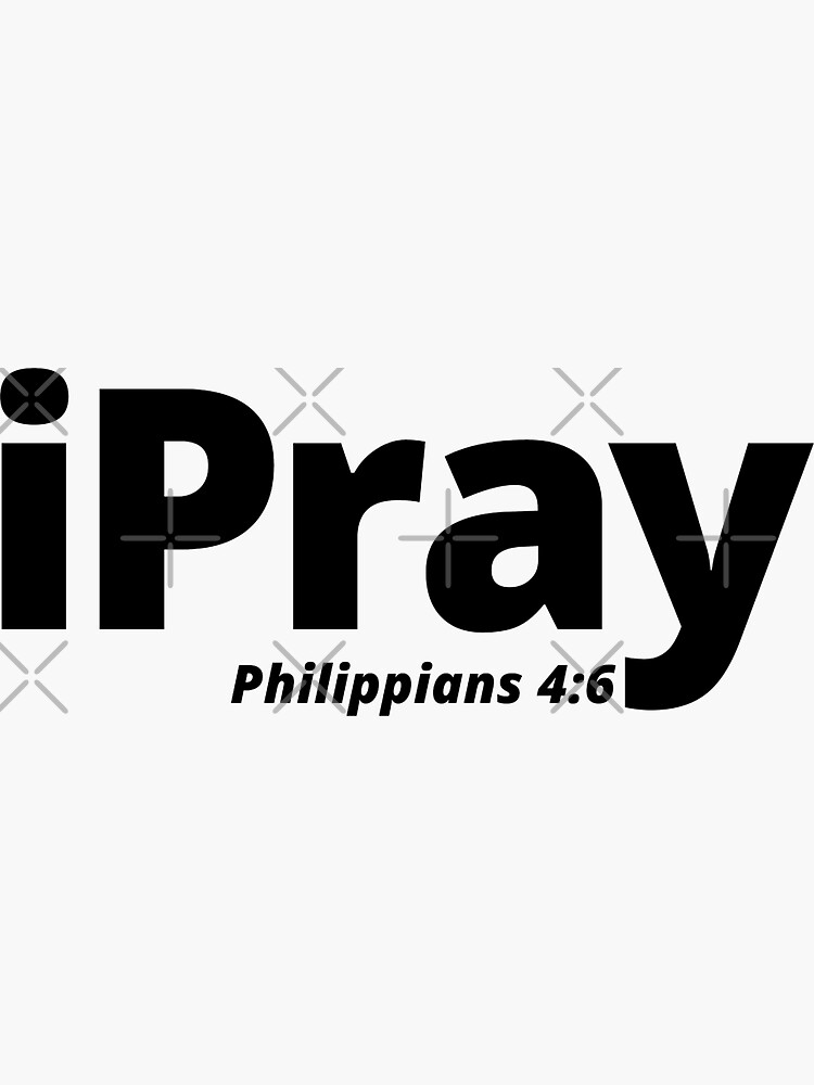 "iPray Logo" Sticker for Sale by KingsManKind | Redbubble