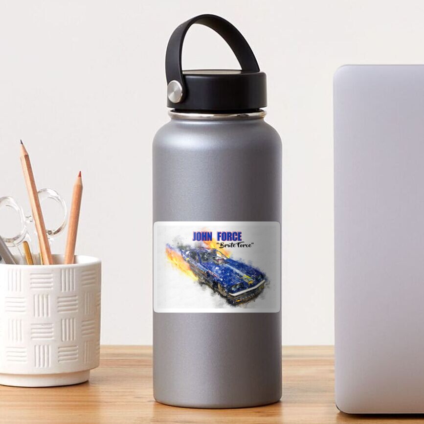 "John Force Brute Force" Sticker for Sale by theodordecker | Redbubble