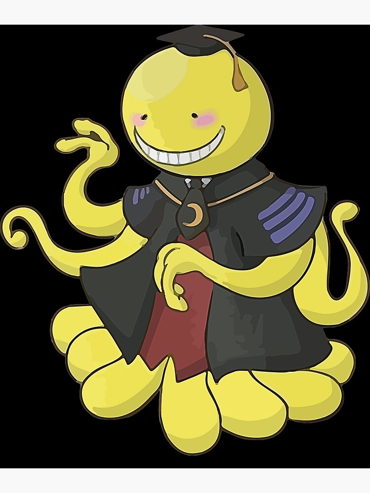 "Assassination classroom Angry Koro Sensei evil and mad" Poster for ...