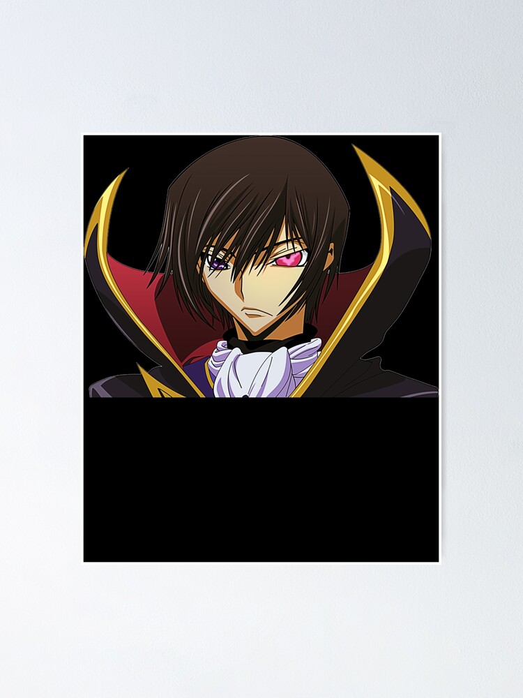 "Code Geass Lelouch Lamperouge" Poster for Sale by lenorcey | Redbubble