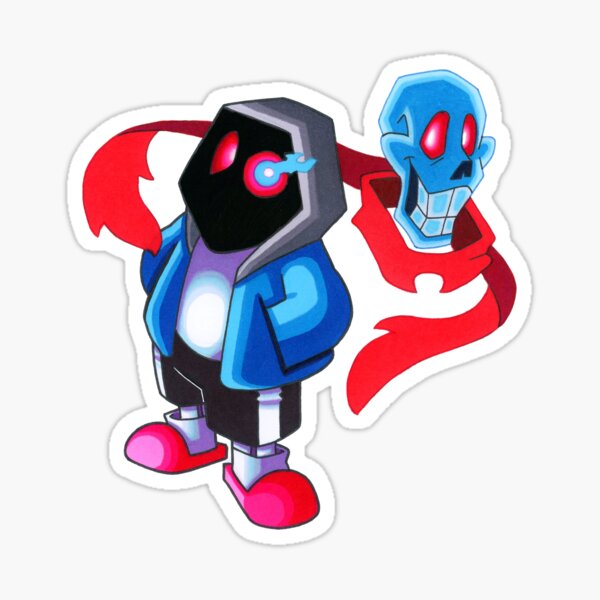 "dusttale duo" Sticker for Sale by ColaCarnage | Redbubble
