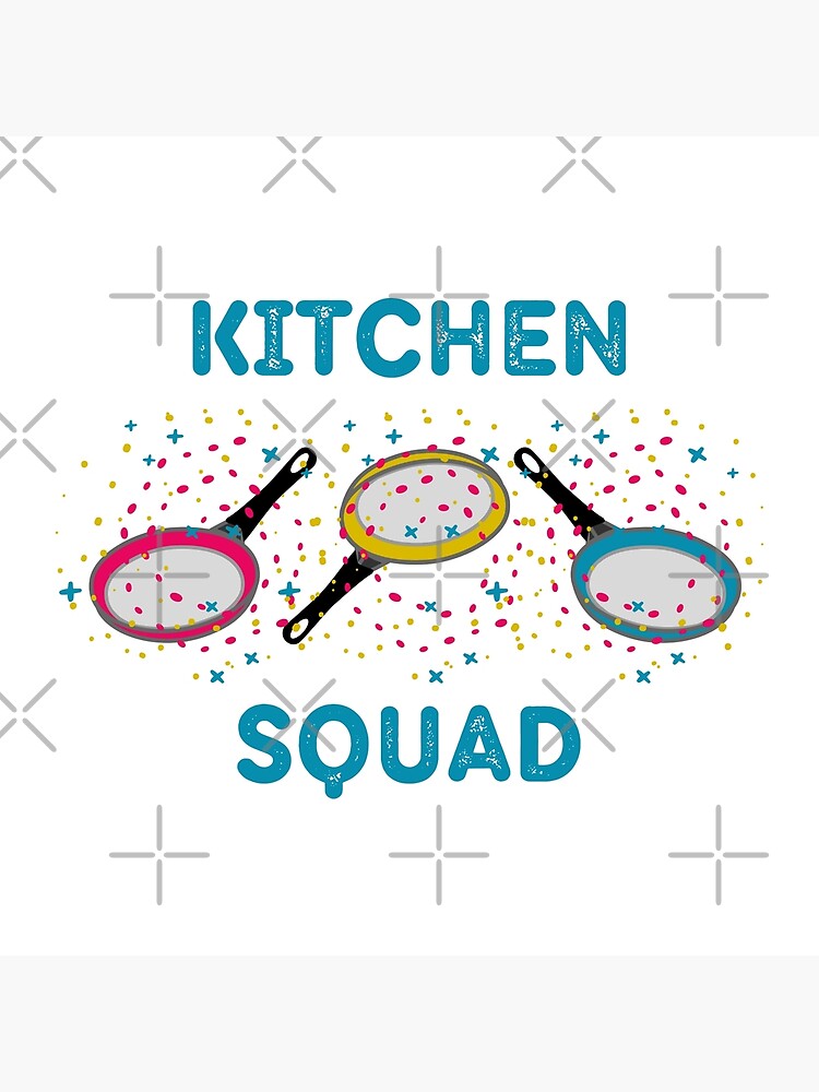 "Kitchen Squad With Blue Letters Pansexual Meme" Poster for Sale by ...
