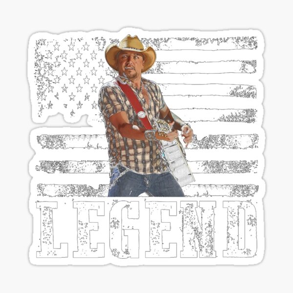 "Jason Legend American Flag" Sticker for Sale by BransonBlossom | Redbubble