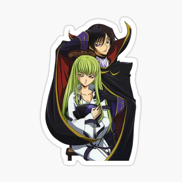 "Lelouch Lamperouge And Cc " Sticker for Sale by lenorcey | Redbubble