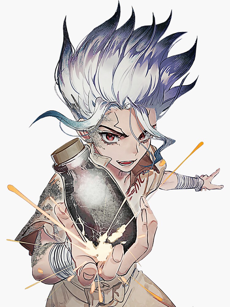 "Senku (Dr" Sticker for Sale by sherrovall | Redbubble