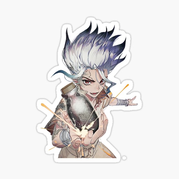 "Senku (Dr" Sticker for Sale by sherrovall | Redbubble