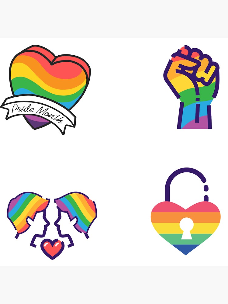 "Pride pack " Sticker for Sale by ronmccray54 | Redbubble
