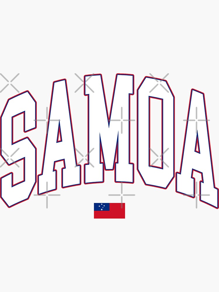 "Samoa | College/University Style Samoan Flag" Sticker for Sale by ...