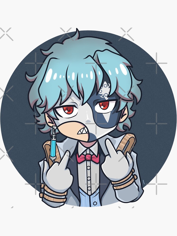 "Chibi Il Dottore Meme Genshin Impact" Sticker von artwala74 | Redbubble