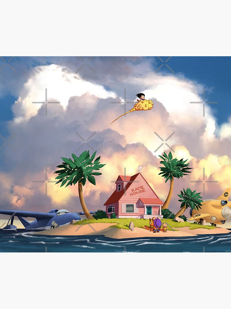 "Dragon Ball Z Kame House - Dragon Ball" Mouse Pad for Sale by ...