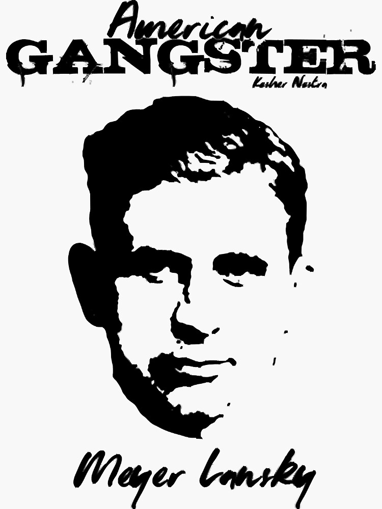 "Meyer Lansky - Kosher Nostra " Sticker for Sale by JasonVasq64308 ...