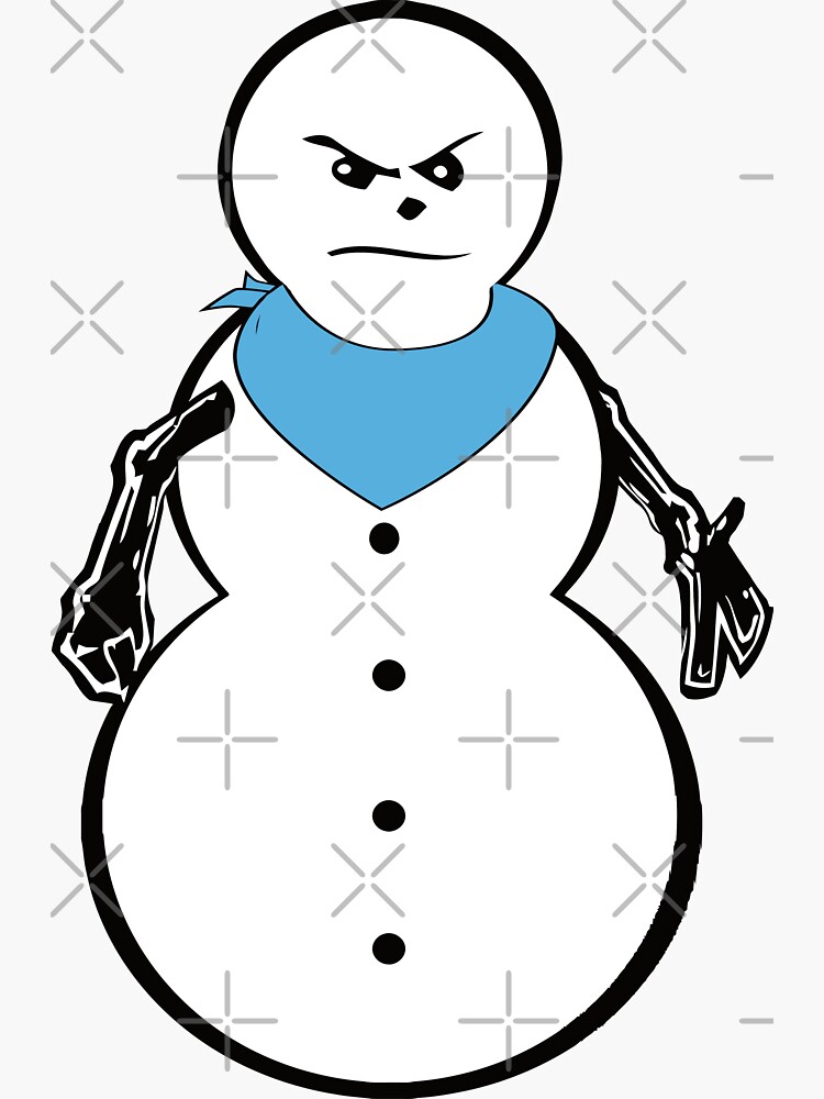 "jeezy snowman" Sticker for Sale by Aidaros | Redbubble