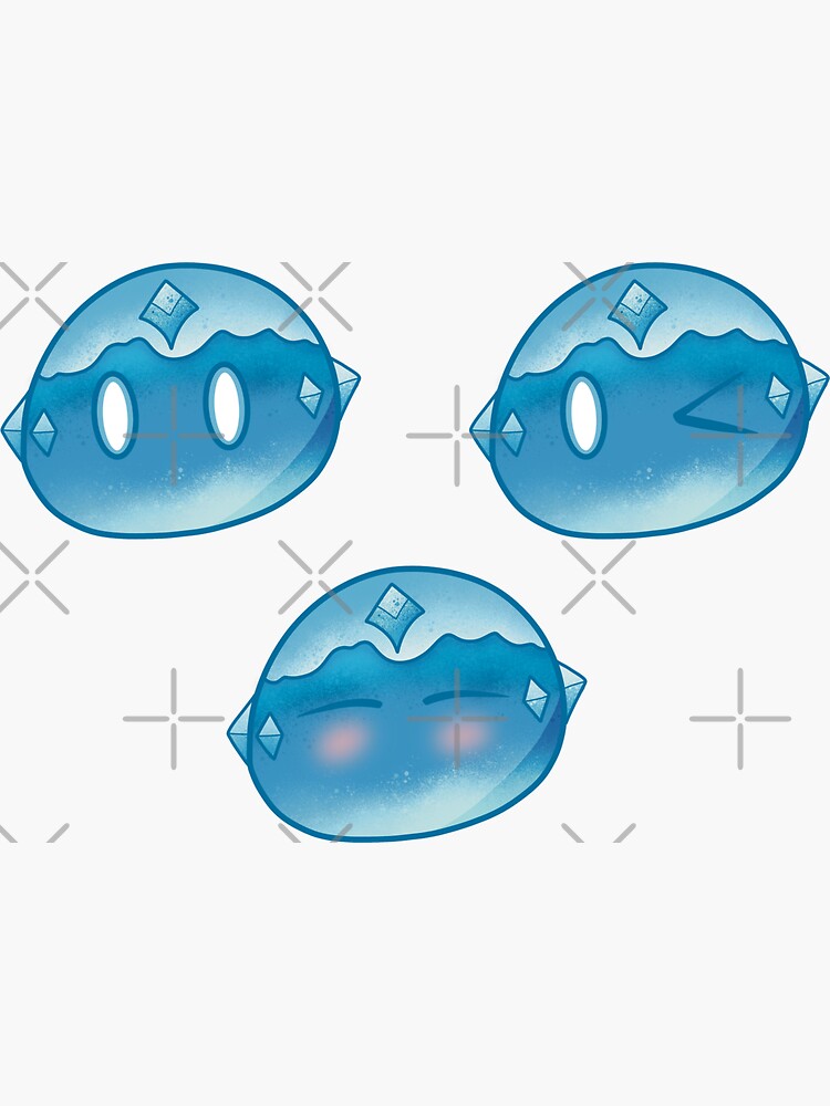 "Cryo Slimes" Sticker for Sale by nadika111 | Redbubble