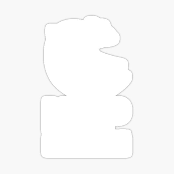 "KFP Employee | Kiara Fried Phoenix Employee (White)" Sticker for Sale ...