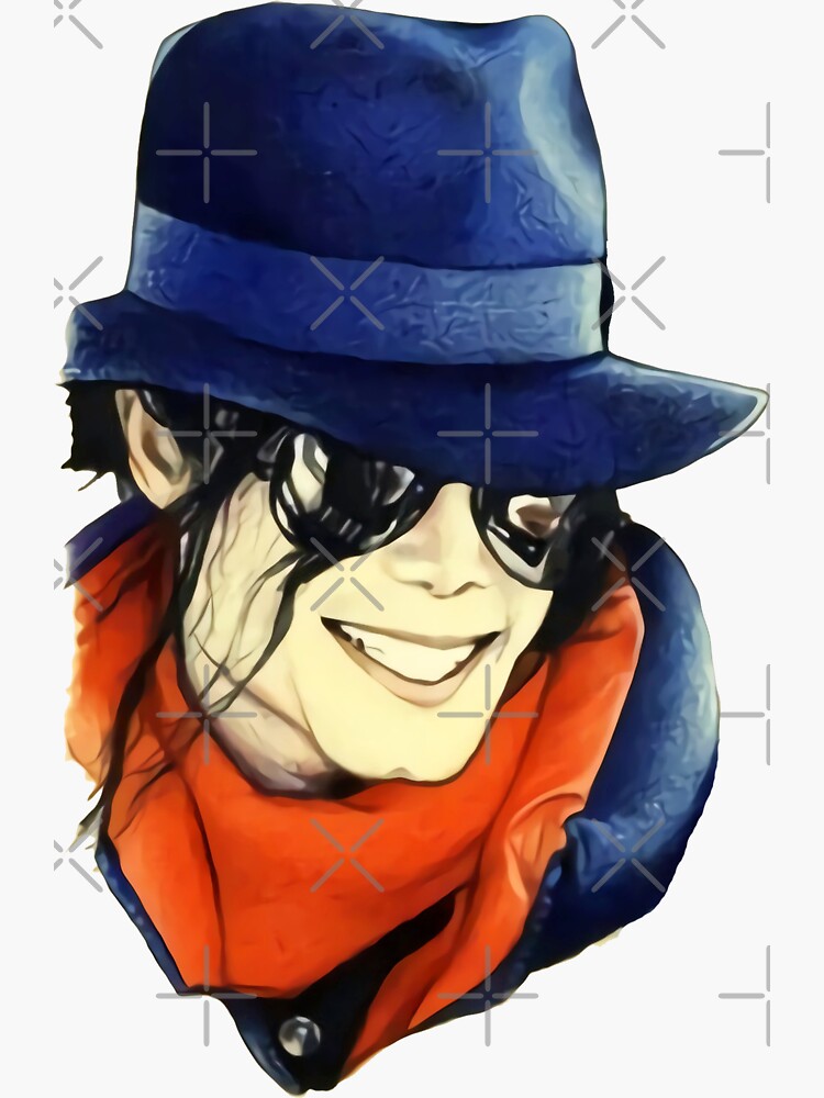 "Colorful Style MJ" Sticker for Sale by Rasmussen213 | Redbubble