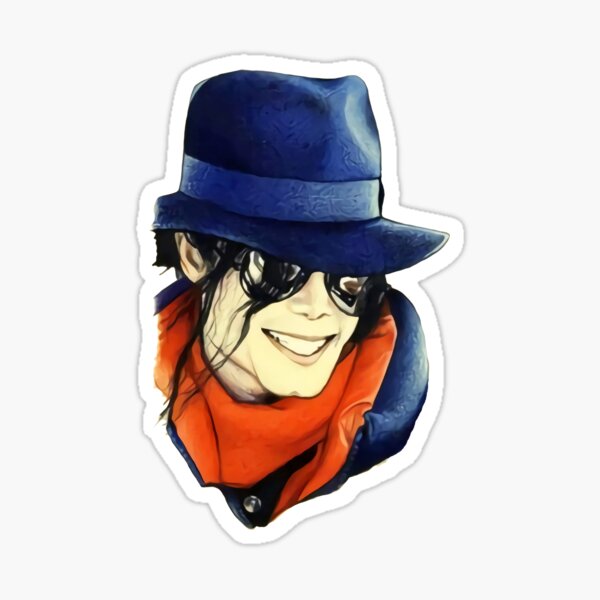 "Colorful Style MJ" Sticker for Sale by Rasmussen213 | Redbubble