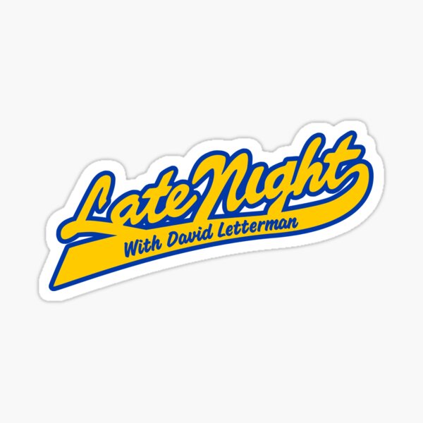 David Letterman Stickers | Redbubble