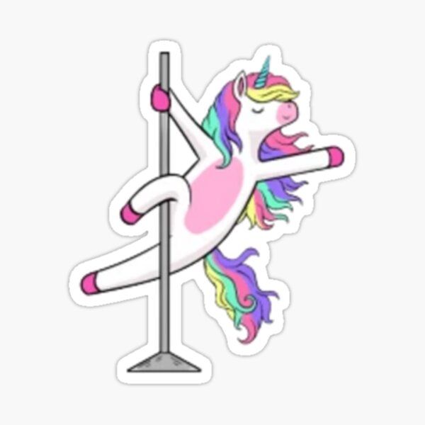 "Pole Dancing Pony" Sticker for Sale by Achraf eddin Laifa | Redbubble