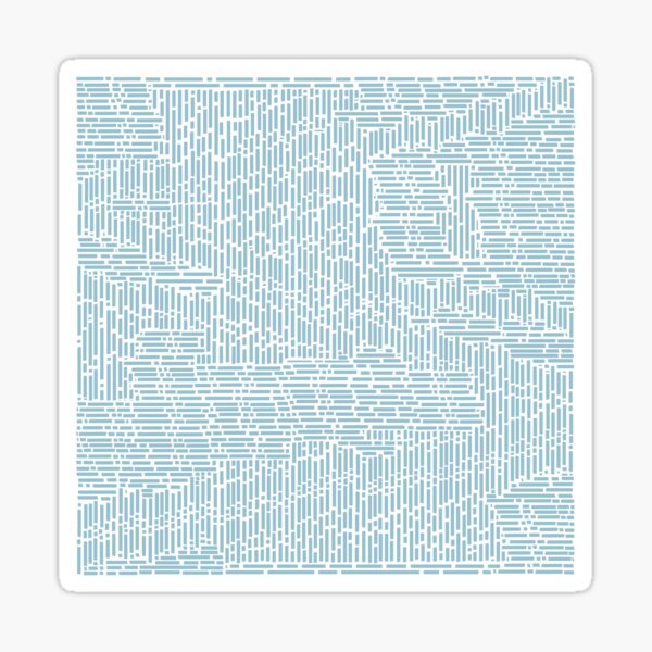 "Abstract Brick Wall Pattern (Light Blue)" Sticker for Sale by ...