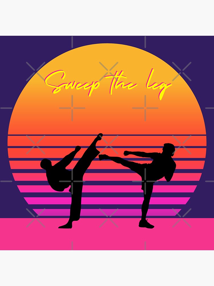 "sweep the leg" Sticker for Sale by Movon | Redbubble