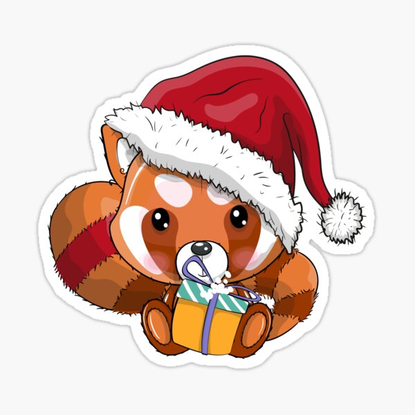 Pegatina «Red Panda Slim Fit, pandas, panda de dibujos animados ...