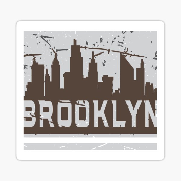 "Brooklyn" Sticker for Sale by Fabsean | Redbubble