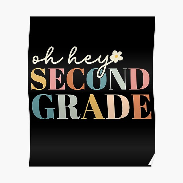 Póster «Oh, hola, segundo grado, regreso a la escuela para maestros y ...