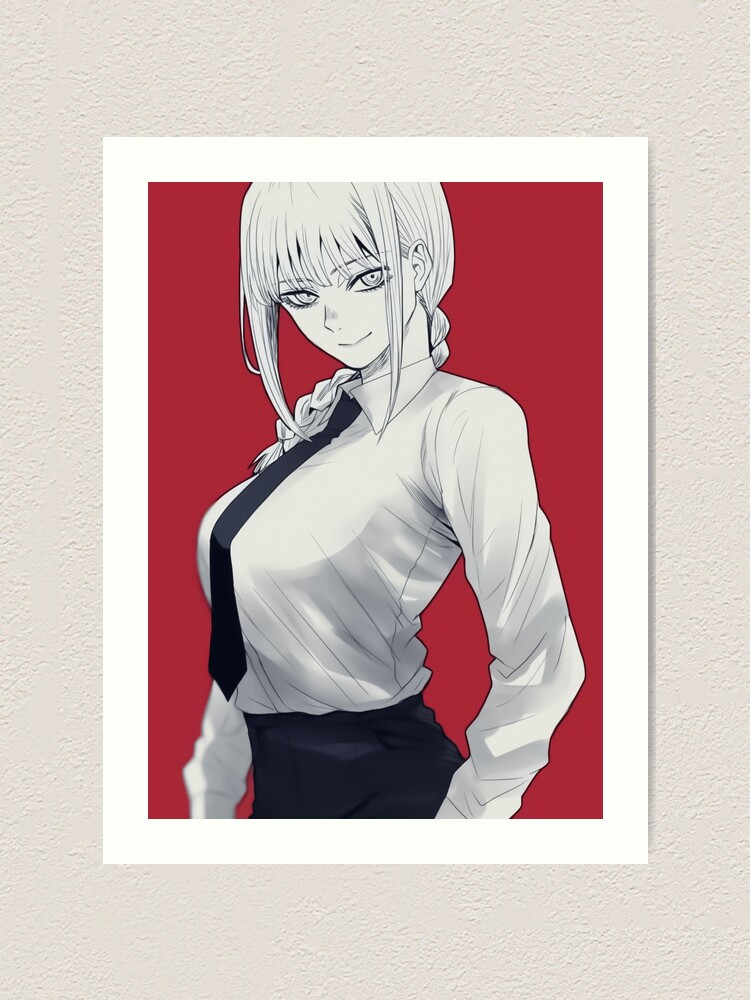 "Makima Chainsaw Man Drawing For Otaku" Art Print for Sale by ...