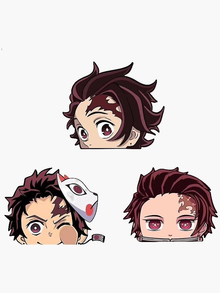 "Tanjiro Sticker Pack" Sticker for Sale by DaturaSnake | Redbubble