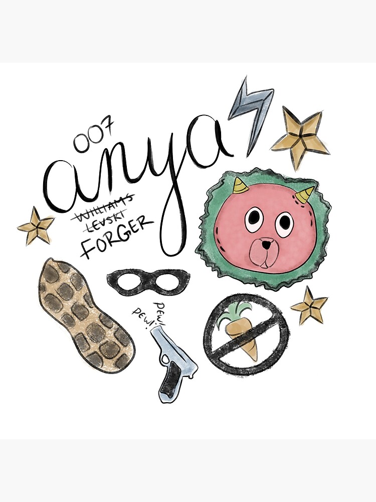 "Anya forger collage design spy x family kawaii cute" Art Print for ...