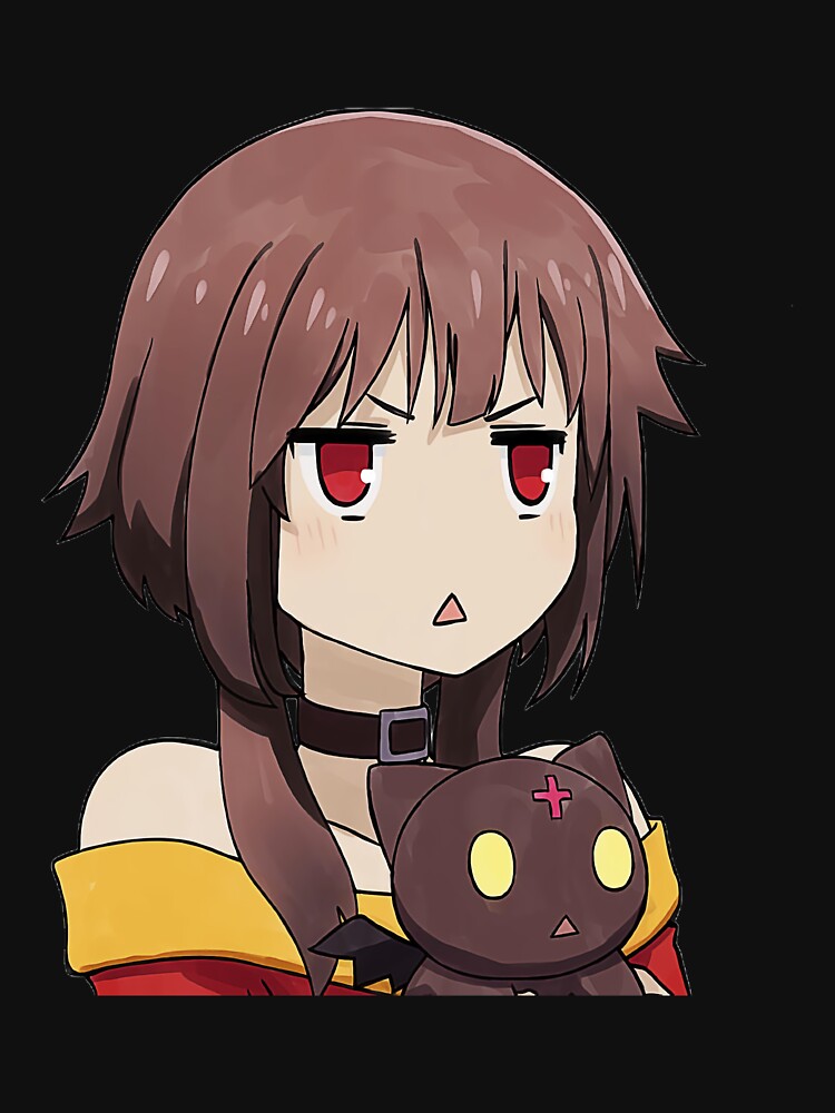 "Confused Megumin Face Konosuba " T-shirt for Sale by alawdikioj ...
