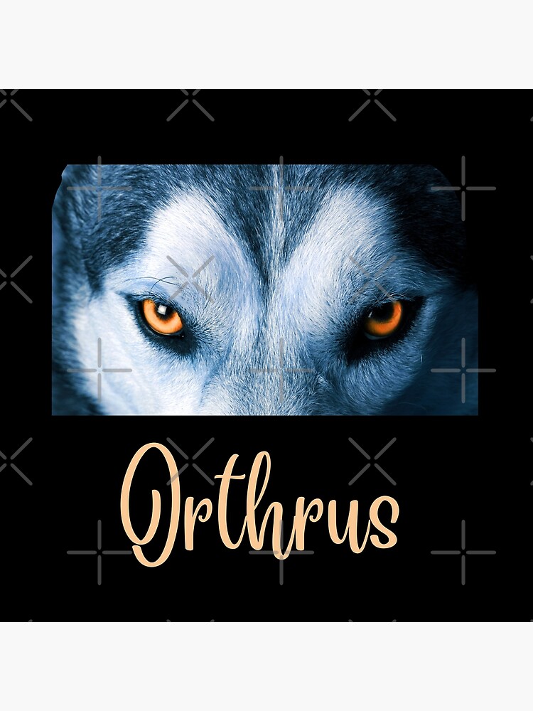 "Orthrus Ancient Werewolf Moon Creature Design" Art Print for Sale by ...