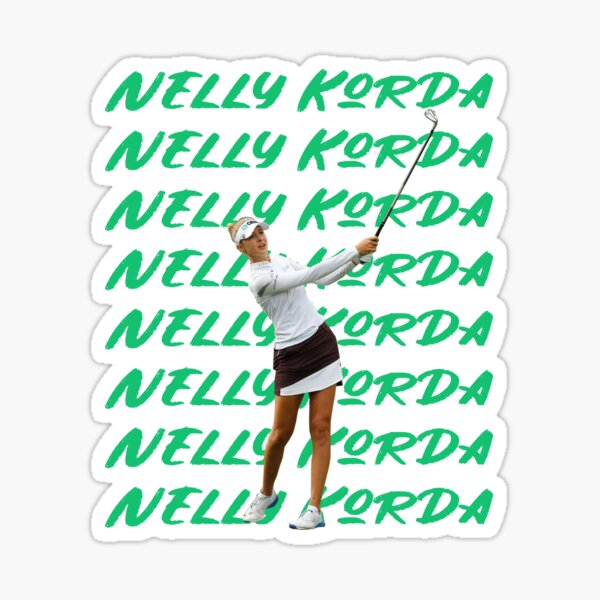 "nelly korda wall of text" Sticker for Sale by HailieCherry | Redbubble
