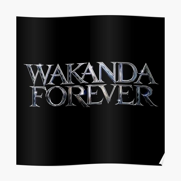 "Metal Lettering Waka Forever Heroes" Poster for Sale by briganceoj ...