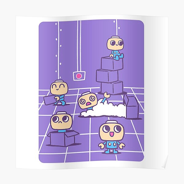 "Servbot - Hard Workers" Poster for Sale by DankSpaghetti | Redbubble