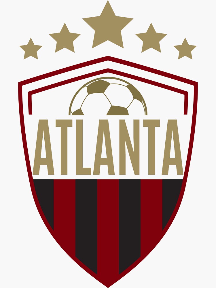 "Atlanta Soccer Jersey" Sticker for Sale by heavenlywhale | Redbubble