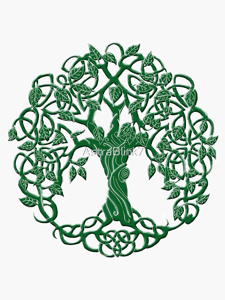 "Tree of life Green" Sticker by AstraBlink7 | Redbubble