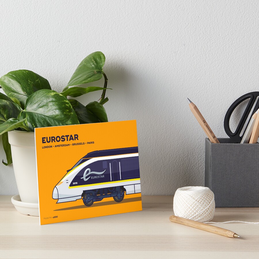 "Eurostar Train" Sticker for Sale by HumbleGumball | Redbubble