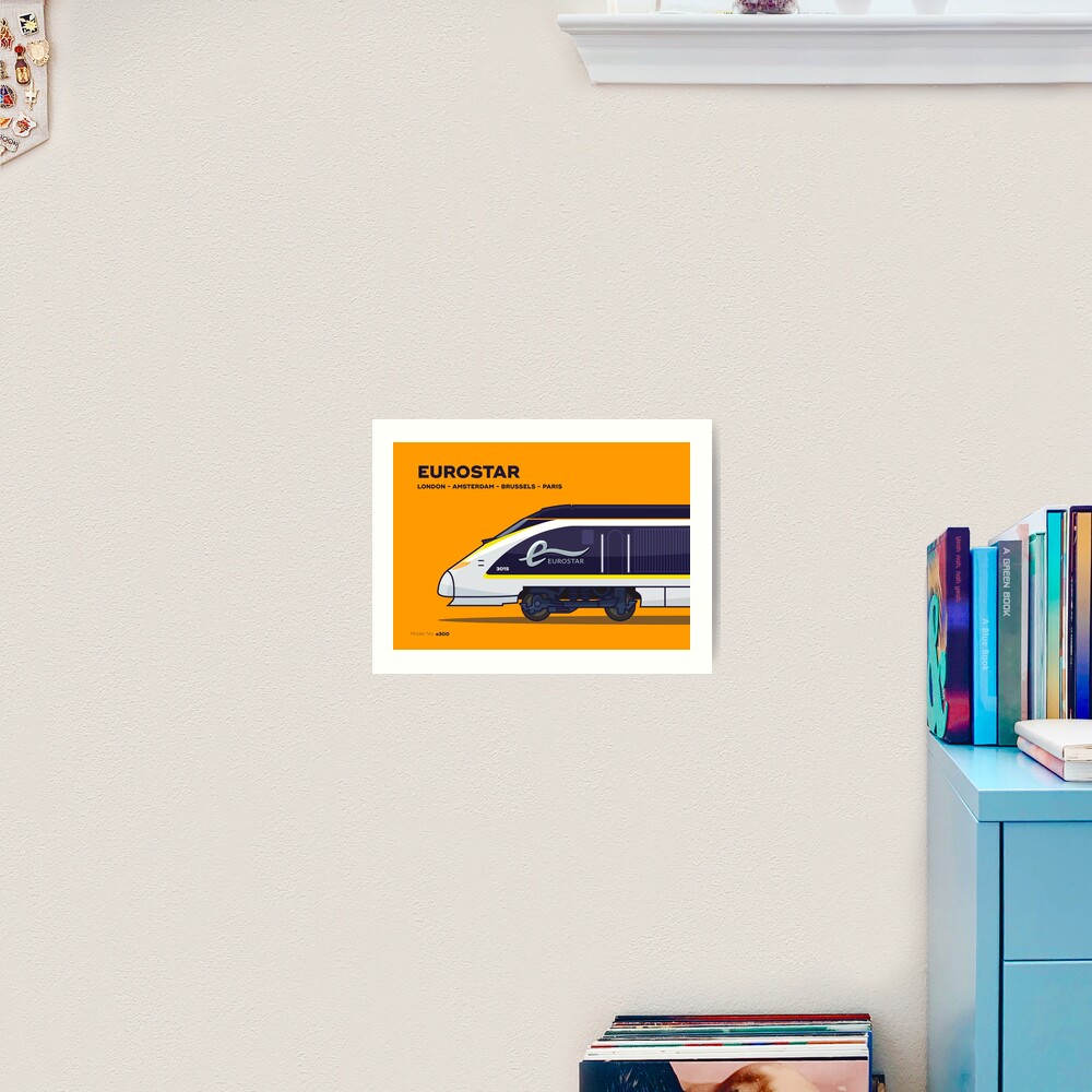 "Eurostar Train" Sticker for Sale by HumbleGumball | Redbubble