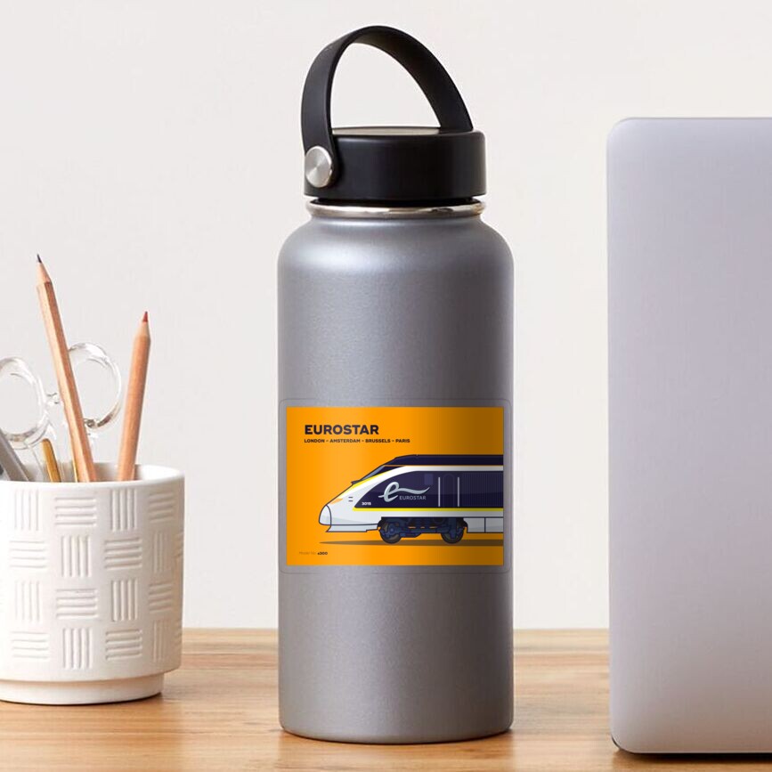 "Eurostar Train" Sticker for Sale by HumbleGumball | Redbubble