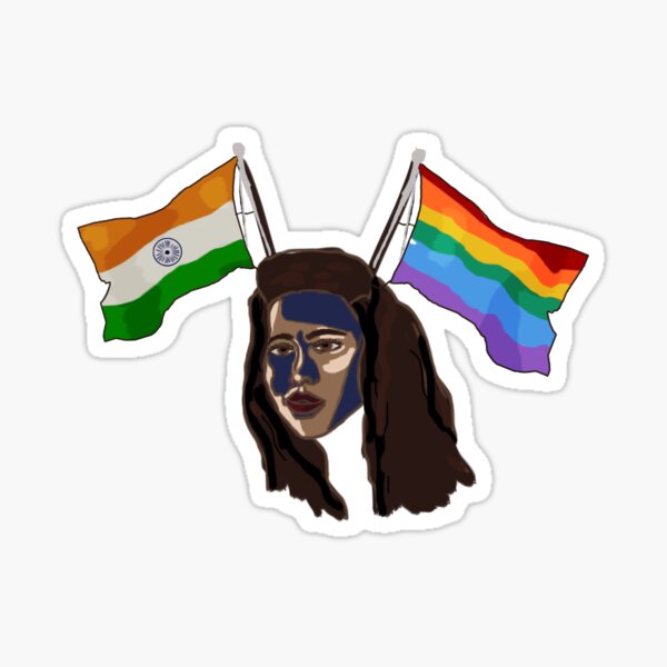 "PRIDE ZINDABAD" Sticker by seelieglass | Redbubble