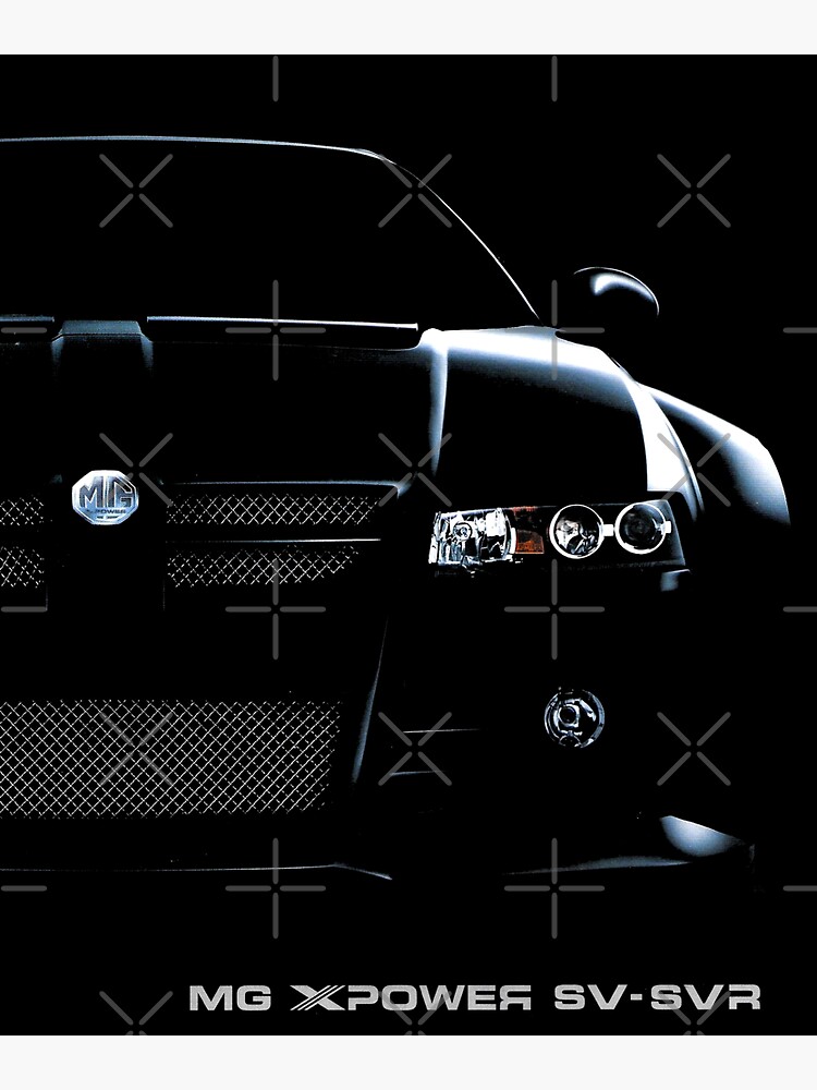 "MG XPOWER SV - BROCHURE" Sticker for Sale by ThrowbackM2 | Redbubble