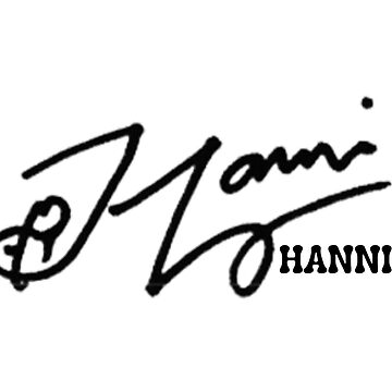 "NewJeans HANNI Members Signature Print" Sticker for Sale by ...