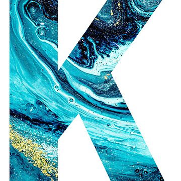 "The Letter K Marble Font" Sticker for Sale by smiledeer78 | Redbubble