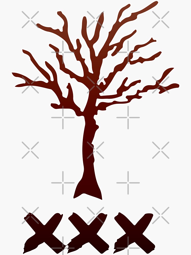 "XXXTENTACION tree of life." Sticker for Sale by Customzy | Redbubble