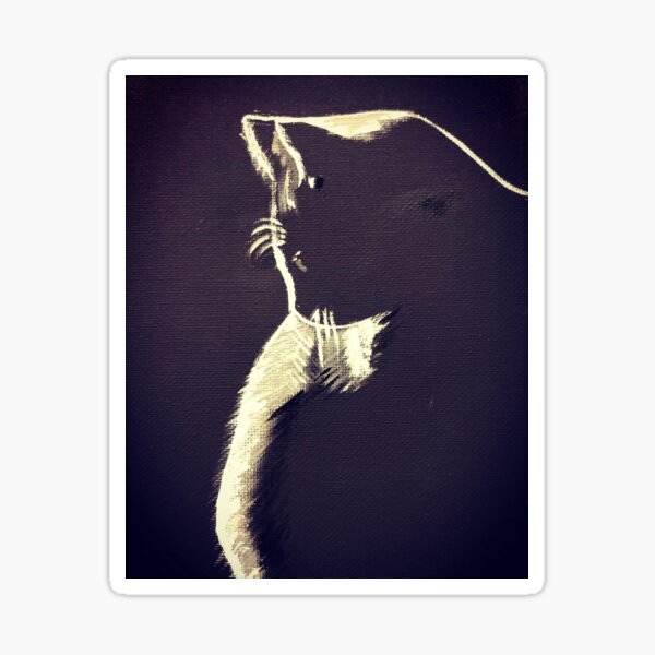 "Cat Silhouette" Sticker for Sale by AthensFowl | Redbubble