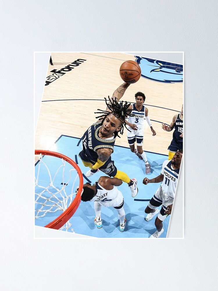 "Ja Morant Posterized Dunk" Poster for Sale by anniebrockman1 | Redbubble