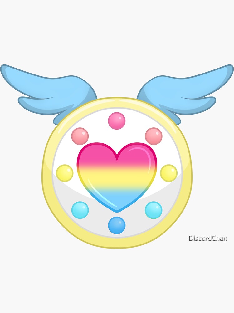"Pan Pride! Magical LGBT Make up!" Sticker for Sale by DiscordChan ...